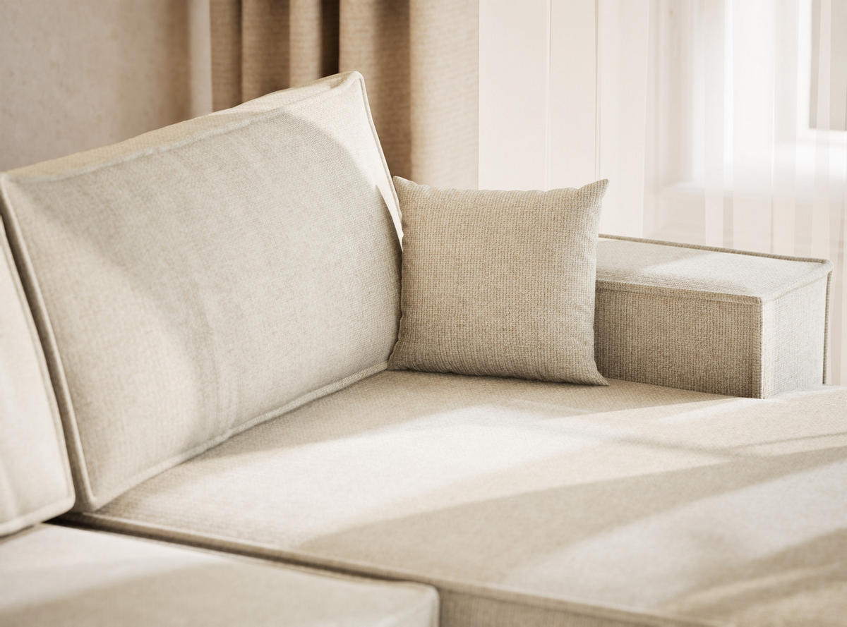 Maison de Reve WOHNLANDSCHAFT Kyoto Creme Chenille-Stoff online ...