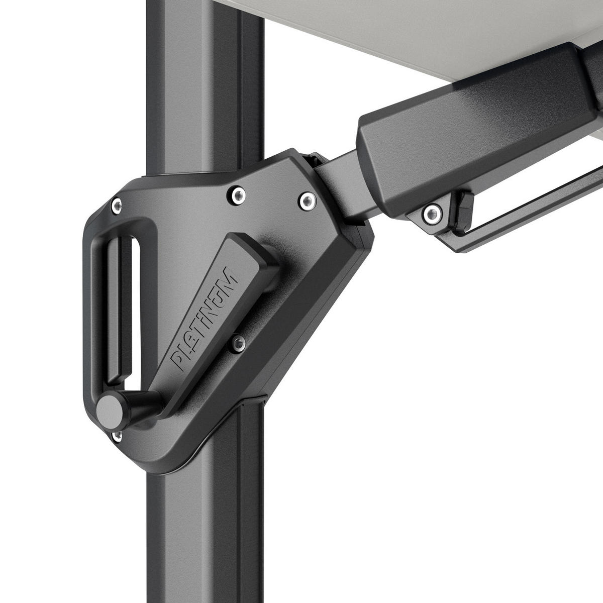 Platinum AMPELSCHIRM mit LED Beleuchtung 3 x 3 m Challenger T² Basic ...