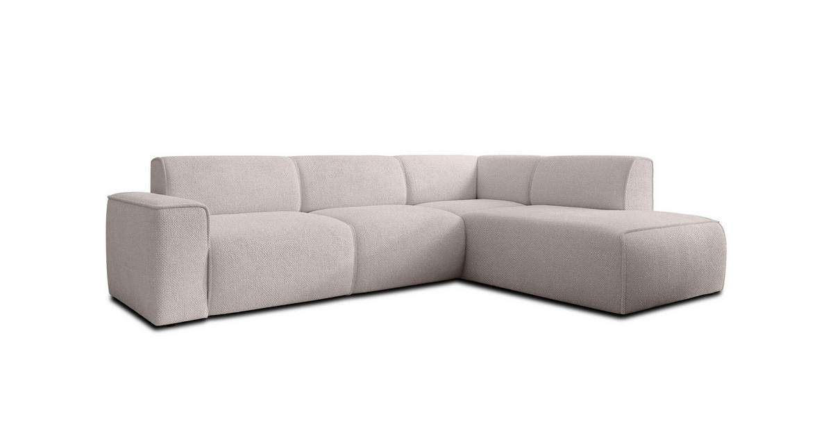 AX Living ECKSOFA L Form Didim Taupe 292/220/78 cm – großes Sofa ...