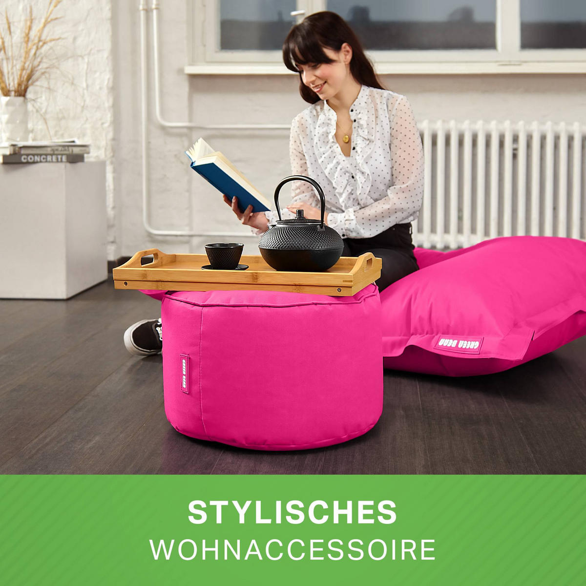 Green Bean SITZSACK HOCKER Pouf Stay 45x25cm jetzt nur online XXXLutz