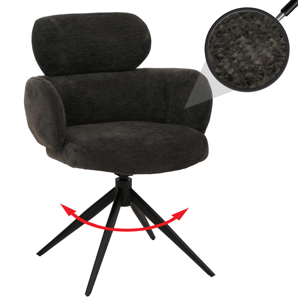 MCW ESSZIMMERSTUHL Anthrazit online entdecken XXXLutz.at