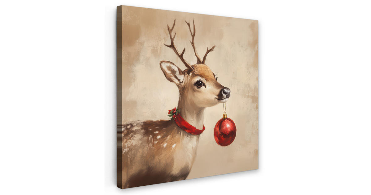 MuchoWow SLIKA NA PLATNU Božić 50x50 cm online kupovina XXXLesnina.hr