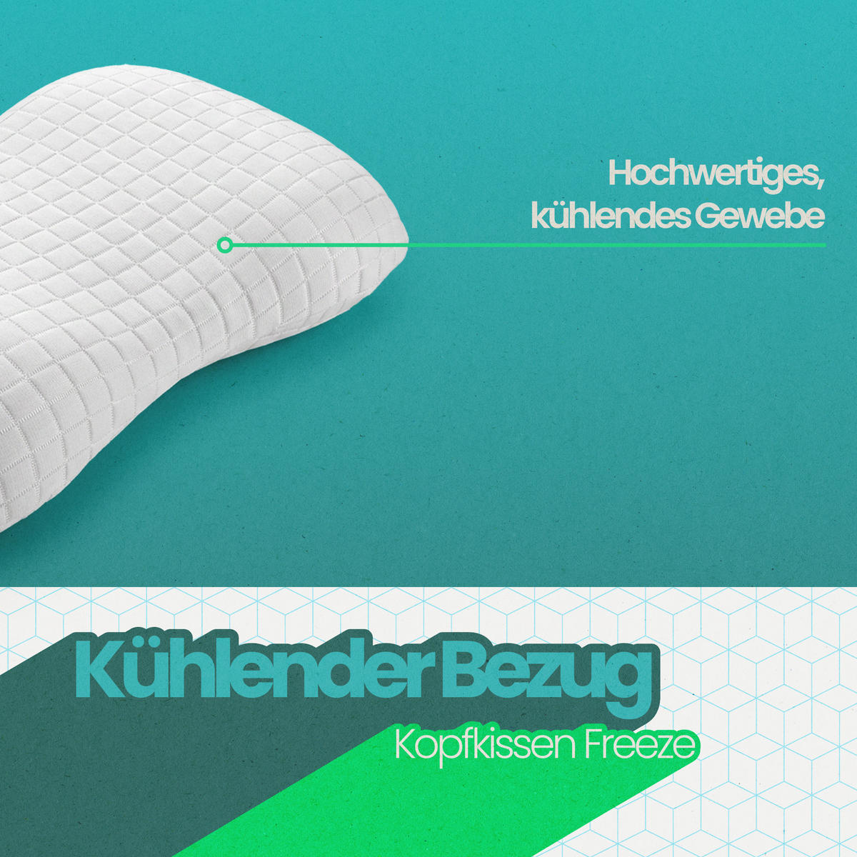 Bestlivings KOPFKISSEN Freeze mit Kühl-Effekt 32x52 cm jetzt nur online ...