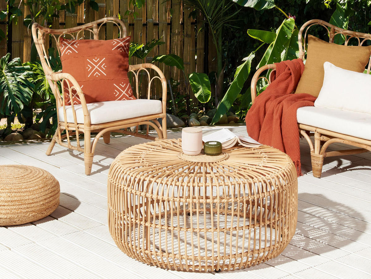 Cheap rattan coffee table store