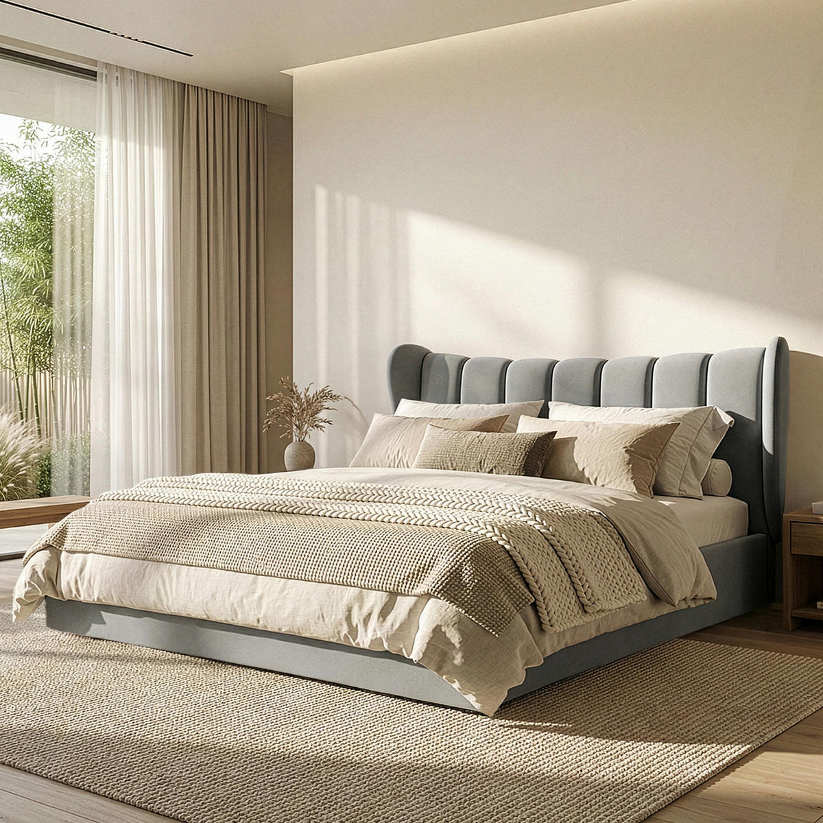 KONSIMO® POLSTERBETT GIZO, Muschel-Design jetzt nur online XXXLutz.de