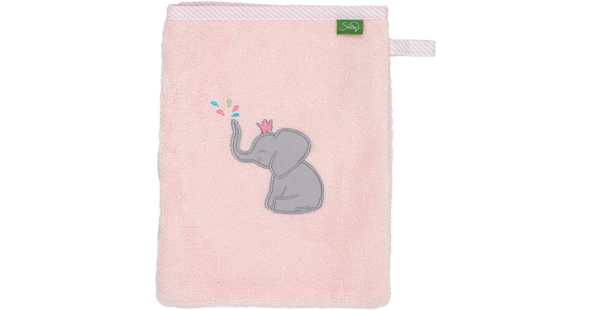 Smithy KINDER-WASCHHANDSCHUHE PASTELLFLAUSCH ELEFANT ROSA jetzt nur ...