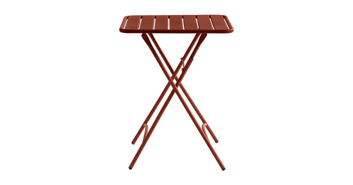 Vente-Unique GARTENTISCH - 2 Personen - Metall - Terracotta - jetzt nur ...