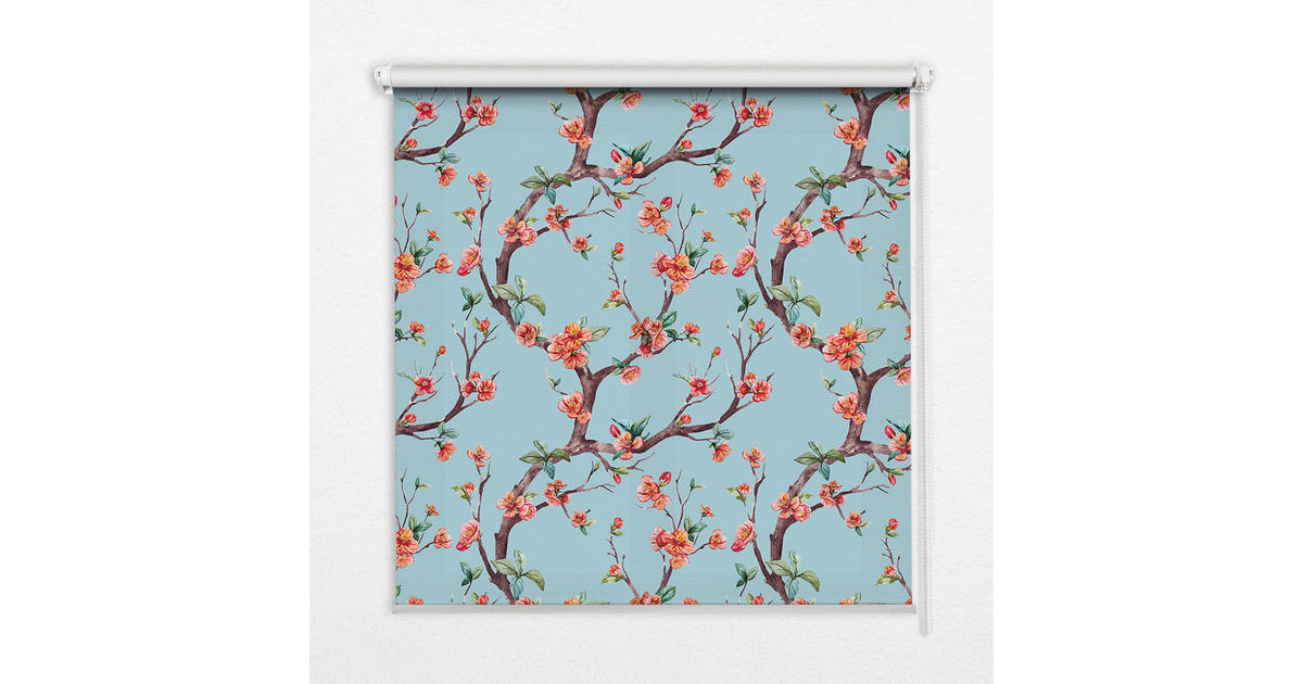 TULUP INNENROLLO - Fensterrollo - Rollo - 90x140 cm - Blütenknospen von ...