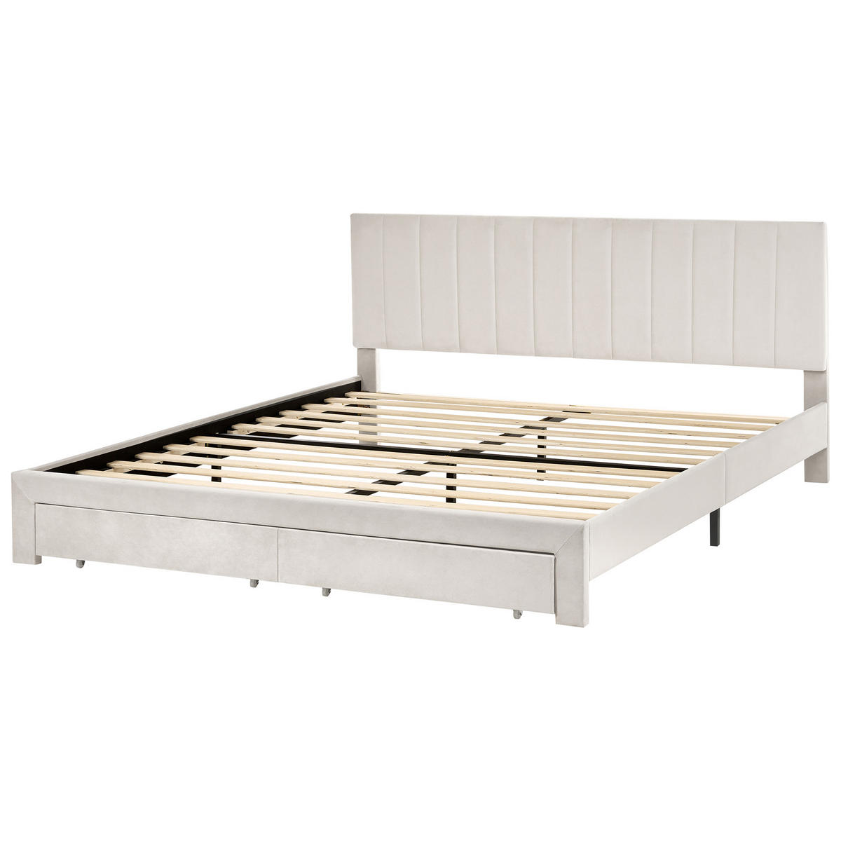 Beliani BETT 180/200 cm Cremeweiß Lonzac online entdecken XXXLutz.at