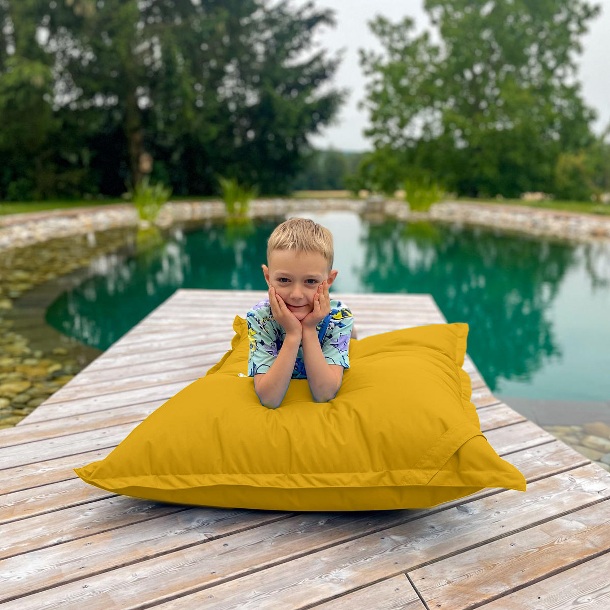 Bruni KINDER-SITZSACK Caree Kids gelb für Indoor und Outdoor jetzt nur ...