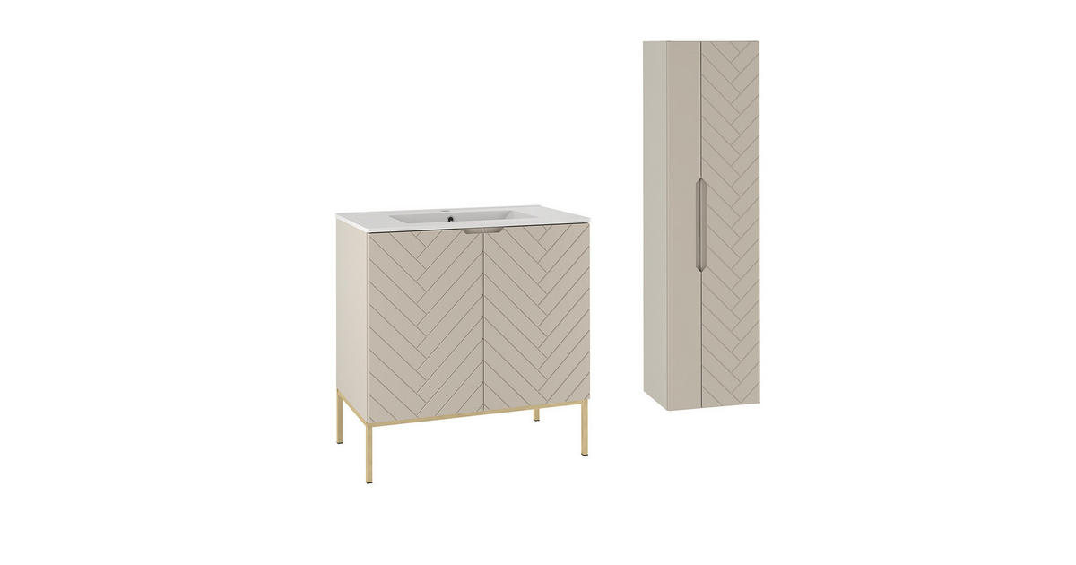 Petits-meubles BADMÖBEL 80cm Daria 2er-Set Kaschmir jetzt nur online ...