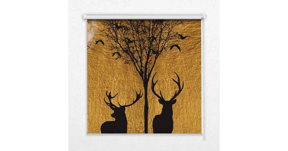 TULUP VNITŘNÍ roleta - okenní roleta - roleta - 70x140 cm - Jelen v ...