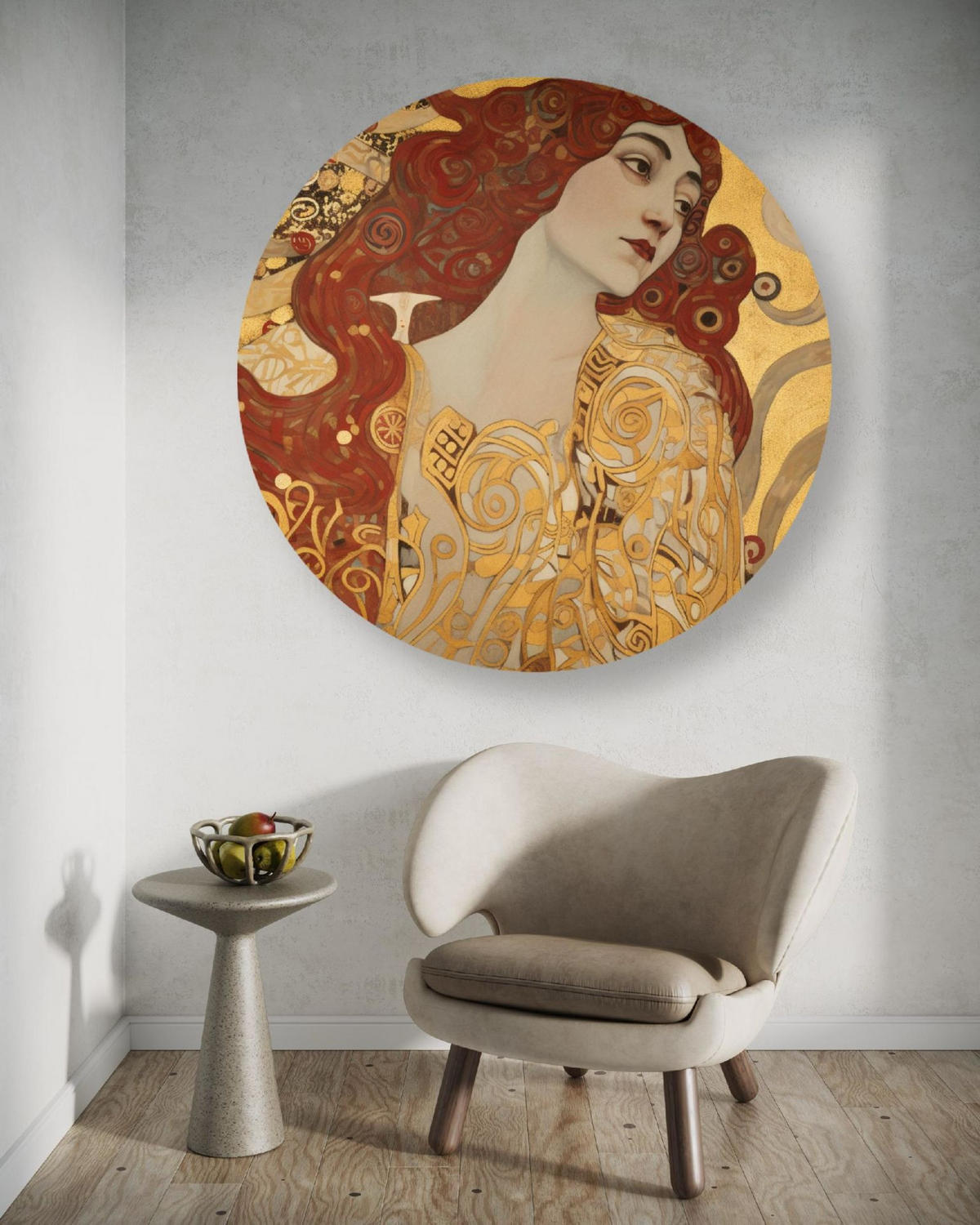 KUNSTLOFT RUNDES BILD Bunt 80/80 cm jetzt nur online XXXLutz.de
