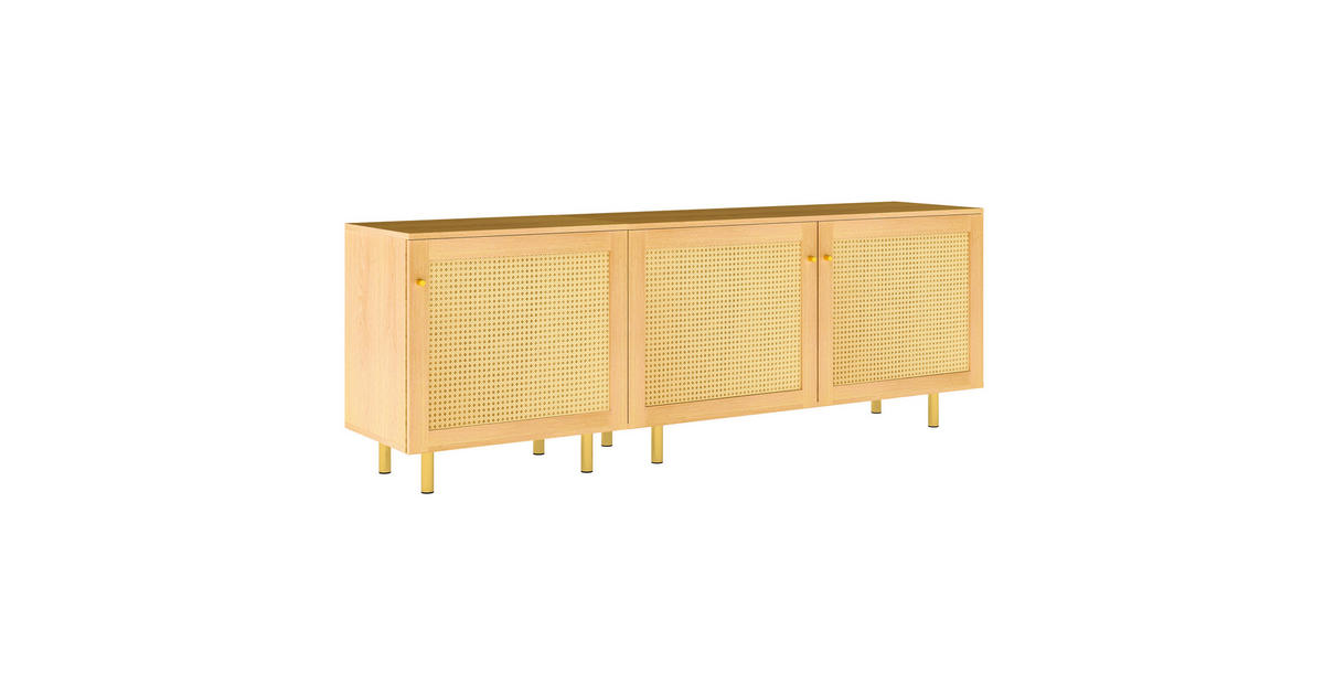 Urban Meuble SIDEBOARD ratan přírodní 180 cm 3 dvířka modulární najít ...