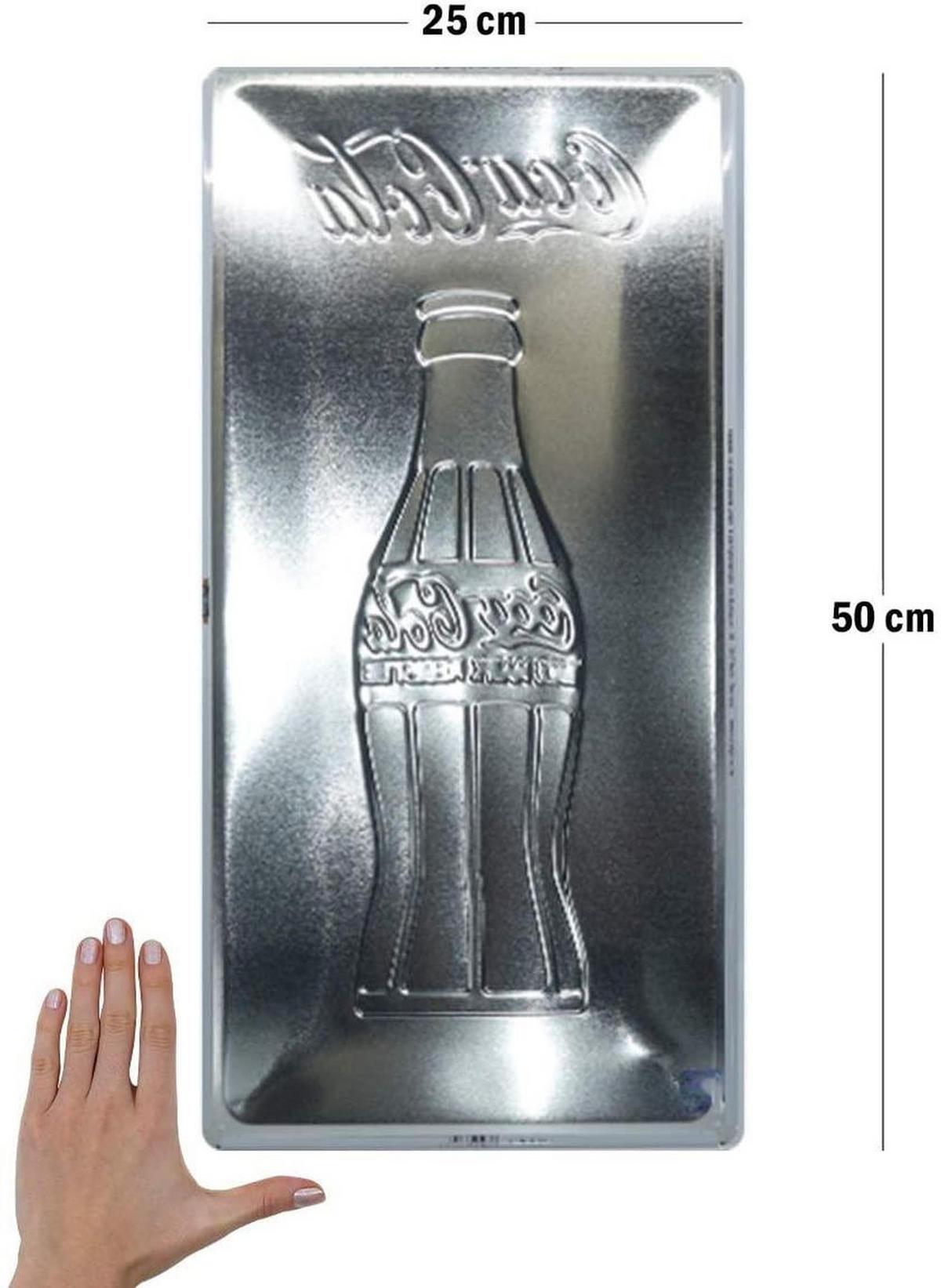 Nostalgic-Art BLECHSCHILD 25/50 cm - Coca-Cola - Ice White jetzt nur ...