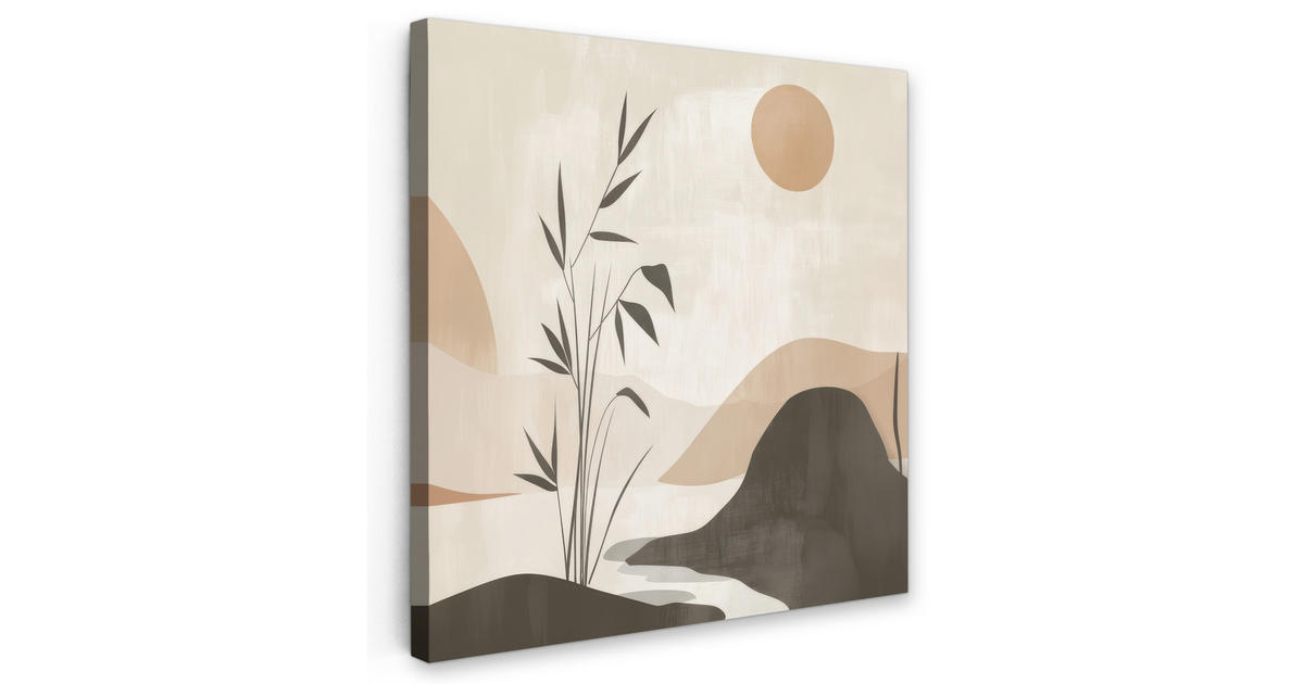 MuchoWow SLIKA NA PLATNU Japandi 90x90 cm v spletni trgovini • Lesnina XXXL