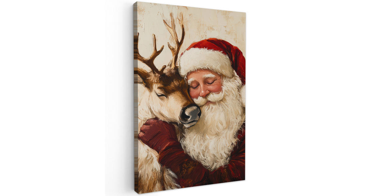 MuchoWow SLIKA NA PLATNU Djed Božićnjak 40x60 cm online kupovina ...