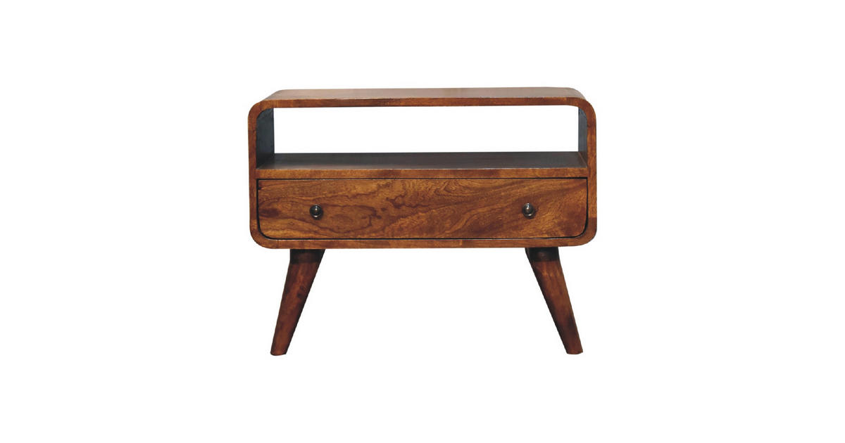 Artisan Furniture LOWBOARD Mini mit gebogener Form, Braun online ...