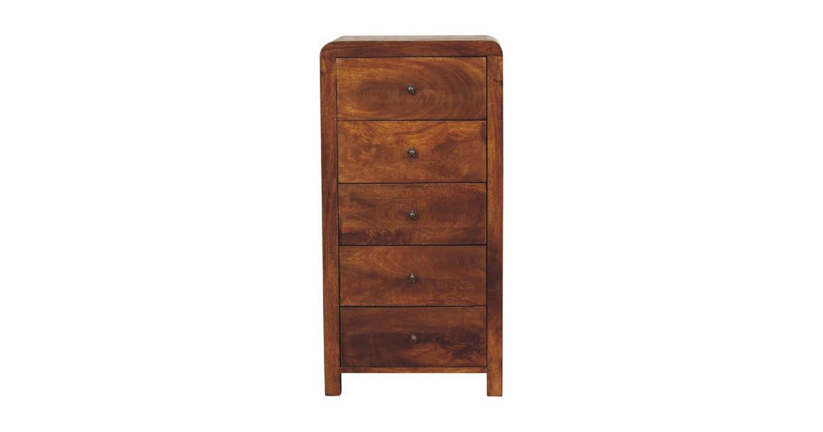 Artisan Furniture TALLBOY Aspen s 5 ladica, smeđa online kupovina ...