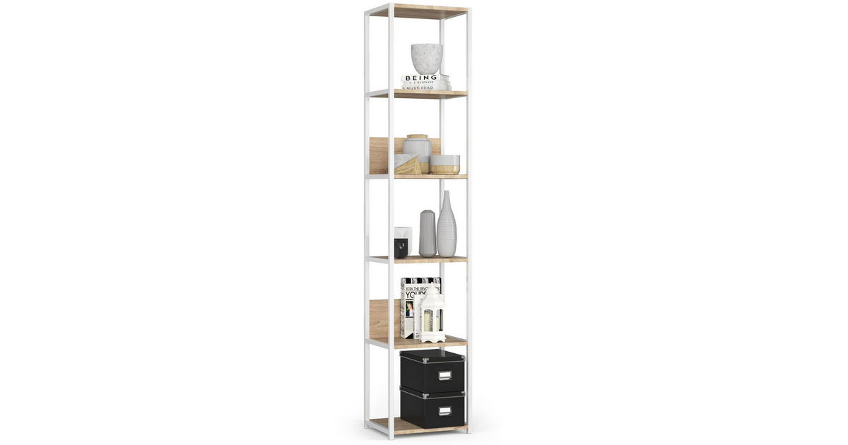 RAUMHIRSCH FURNITURE STOJANOVÁ POLIČKA Bílá, dub Sonoma 192/40/32 najít ...