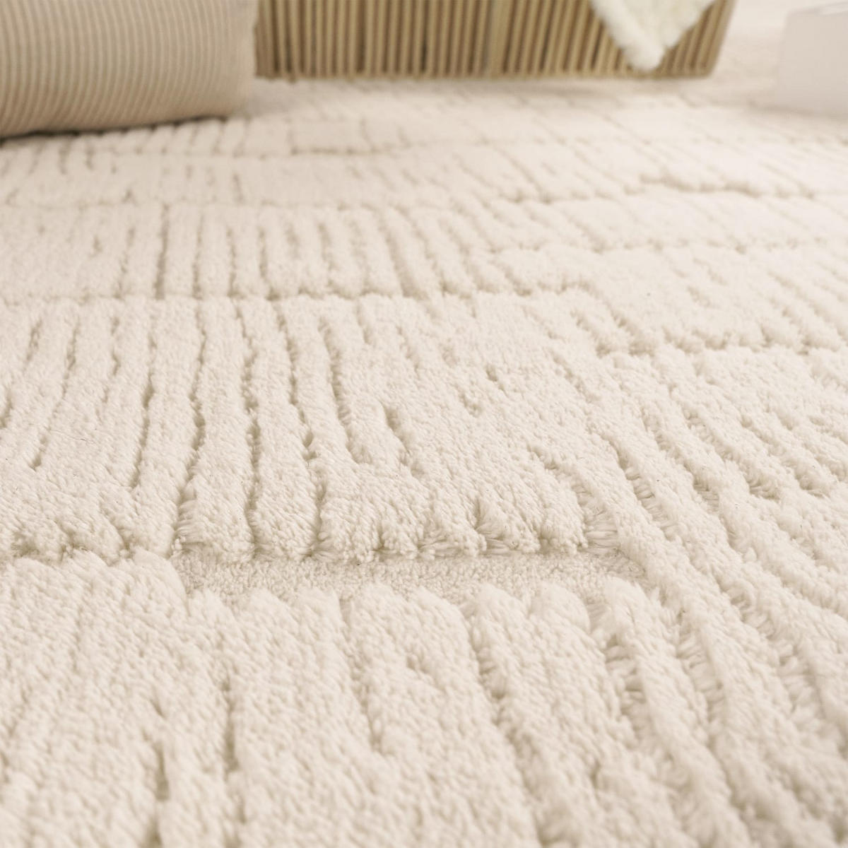 KADIMA DESIGN KURZFLORTEPPICH, mit Struktur, aus Polyester, Florhöhe 12 ...