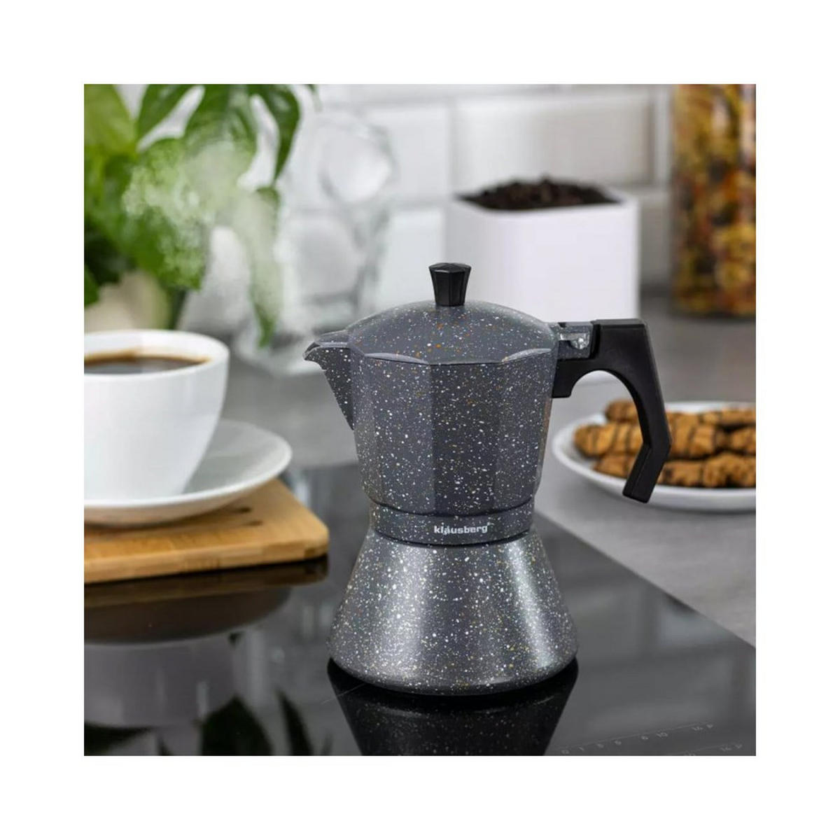 Klausberg ESPRESSOKOCHER Grau 10/10/19 cm KB7298 jetzt nur online ...