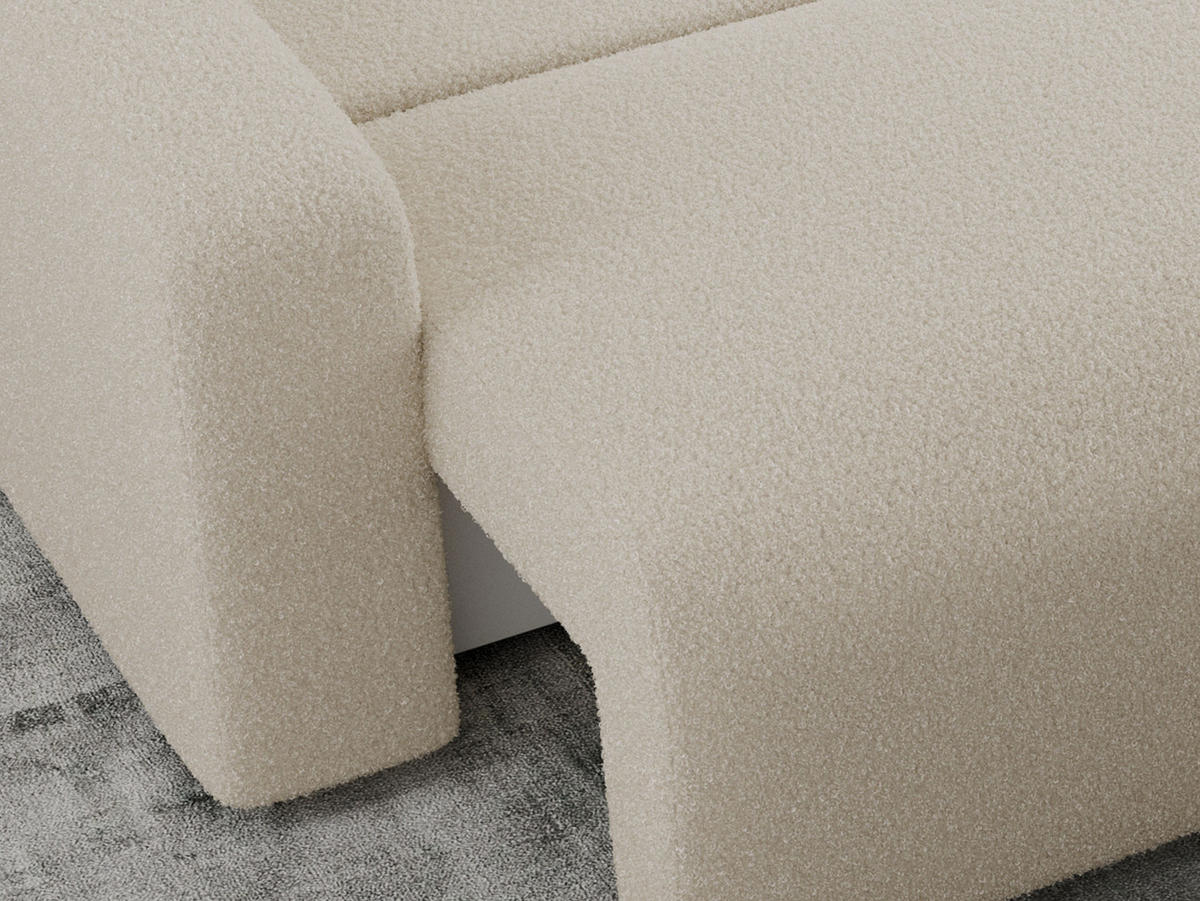 MKS ECKSOFA ARGOS Beige Boucle