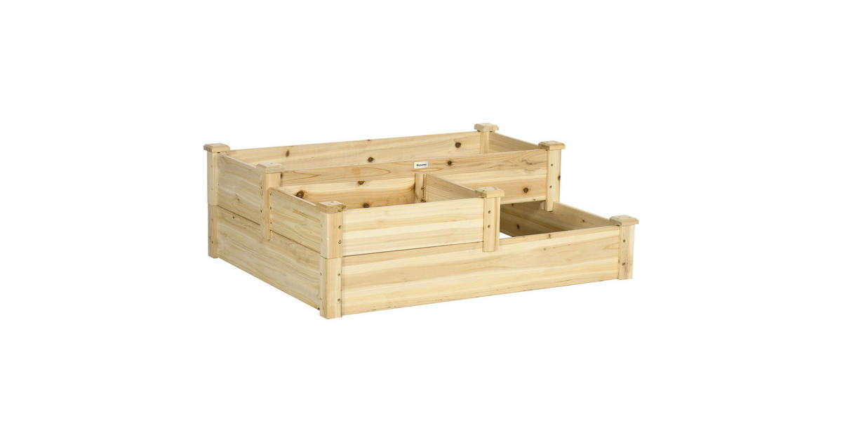 Fortuna Lai HOCHBEET 3 Ebenen Holz natur jetzt nur online XXXLutz.de
