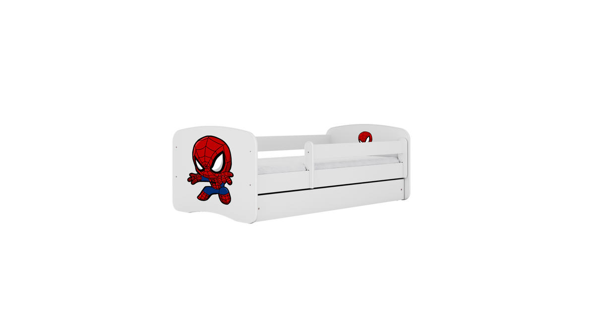 RAUMHIRSCH FURNITURE KINDERBETT mit Schublade Superheld 140/70 80/61 ...