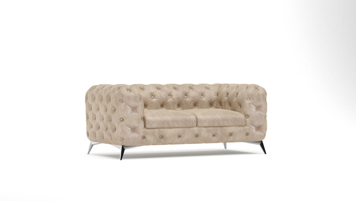 Sofa chesterfield beige store