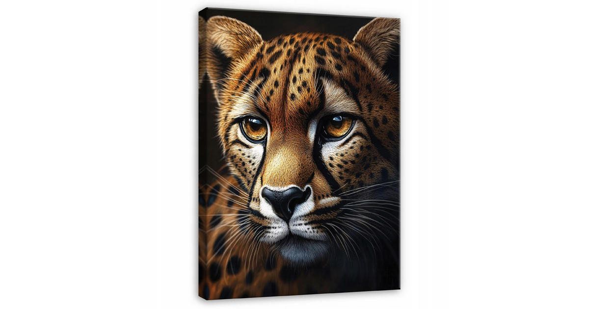 Wallarena OBRAZY NA PLÁTNĚ Jaguár Zvířata Moderní 120x80 najít online ...