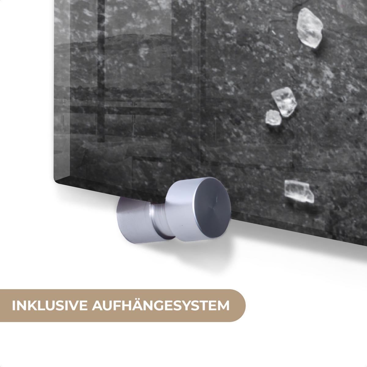 MuchoWow ACRYLGLASBILD Pfeffer - Kräuter - Gewürze - Beton 90x90 cm ...