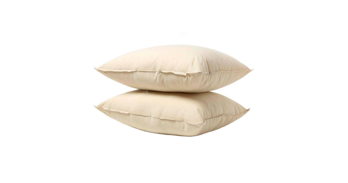 Homescapes KOPFKISSEN 60/70 cm, 2er-Set Bio-Baumwolle, Super-Mikrofaser ...