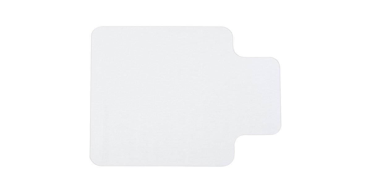HOMCOM BODENSCHUTZMATTE 90 x 120 cm Bürostuhl Unterlage in Transparent ...