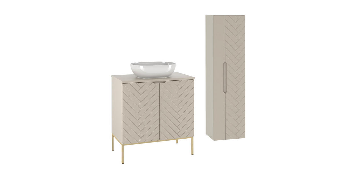 Petits-meubles BADMÖBEL 80.6cm Daria 2er-Set Kaschmir jetzt nur online ...