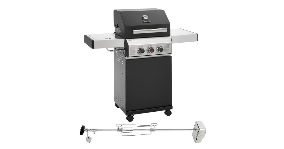 TAINO GASGRILL BLACK 2+1 Set mit Drehspieß jetzt nur online XXXLutz.de