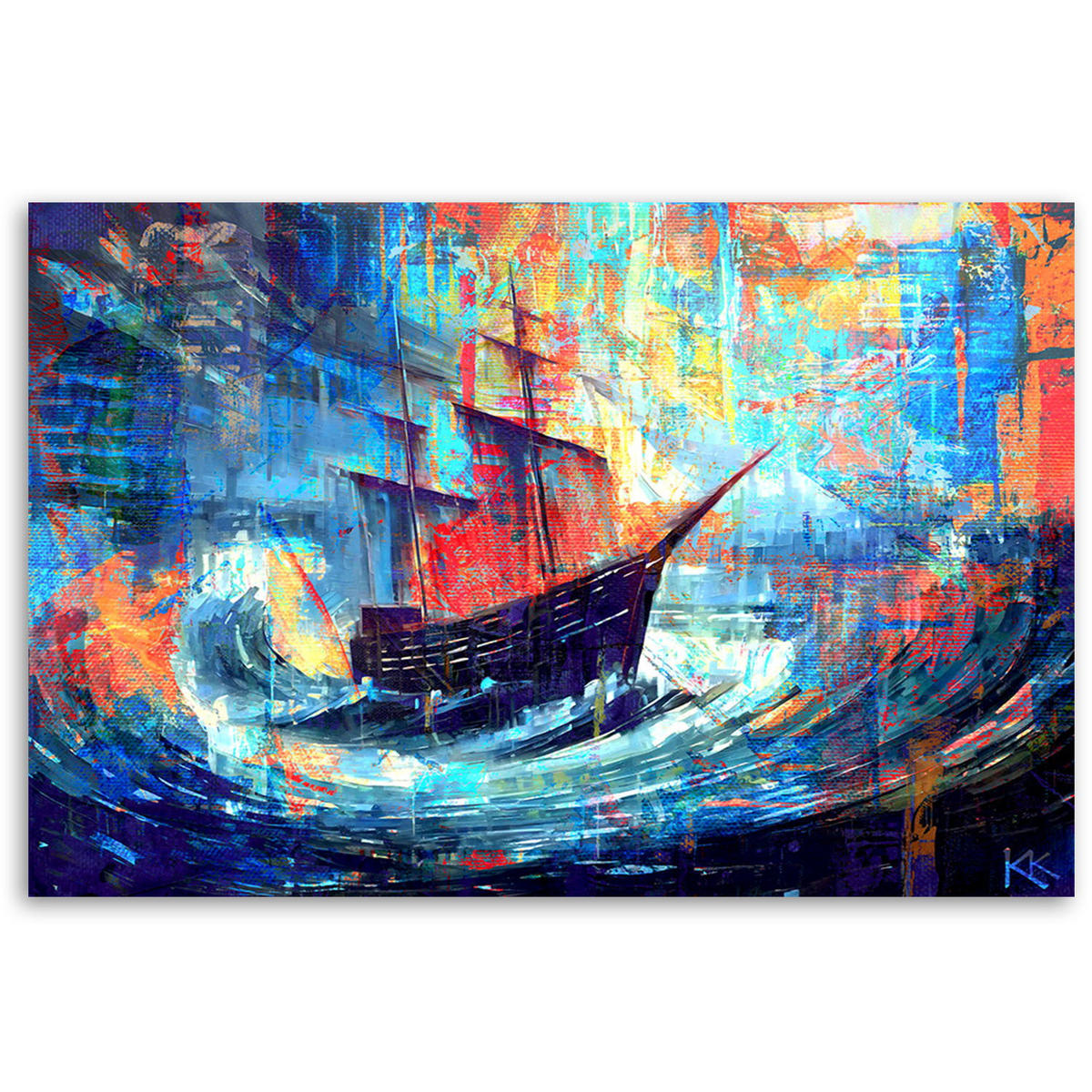 KUNSTLOFT KUNSTDRUCK Lila 90/60 cm jetzt nur online XXXLutz.de
