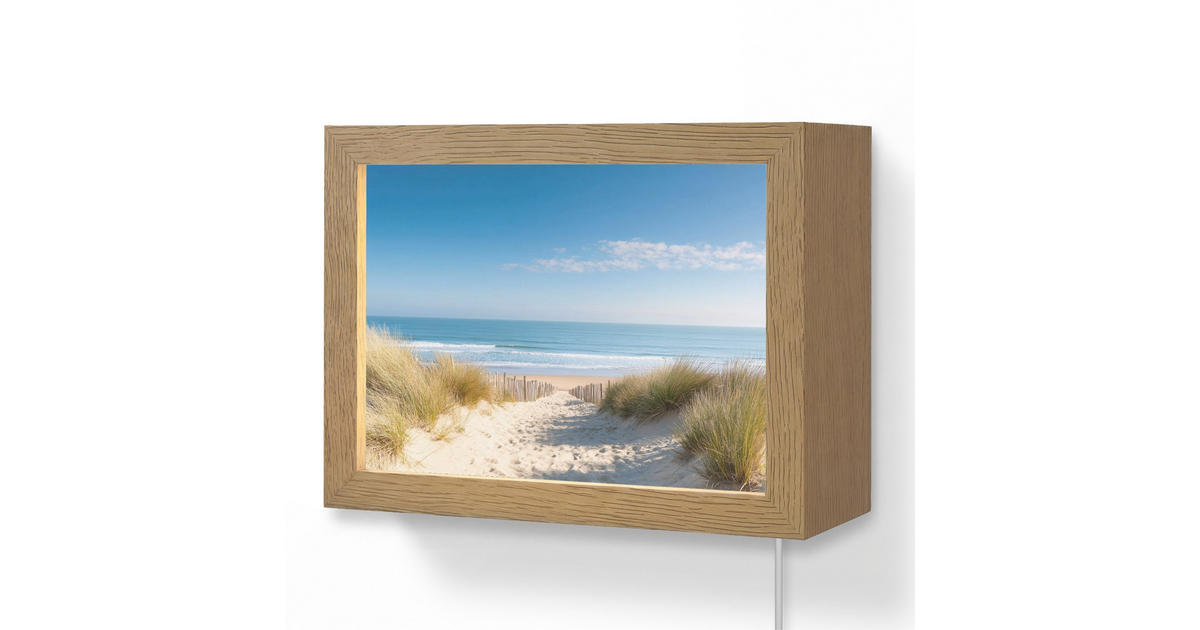 OnlyWow WANDLEUCHTE Strand - Meer - Düne - Sand - Sommer 20x15 cm jetzt ...