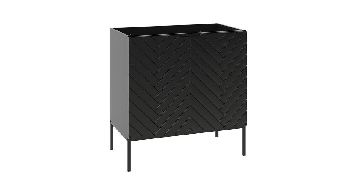 Petits-meubles WASCHTISCHUNTERSCHRANK 80cm Daria Schwarz jetzt nur ...