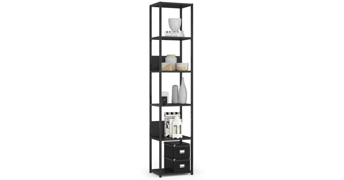 RAUMHIRSCH FURNITURE STOJANOVÁ POLIČKA Černá, Černá 192/40/32 najít ...