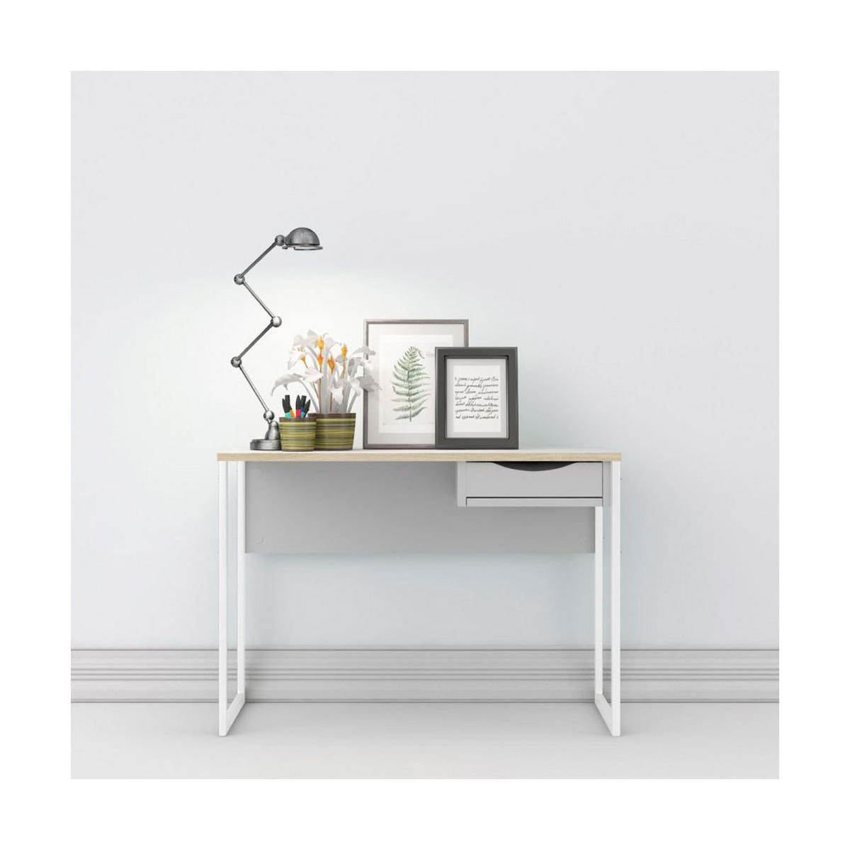 ebuy24 SCHREIBTISCH Fula Weiß 110/48/76 cm jetzt nur online XXXLutz.de