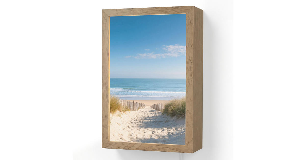 OnlyWow WANDLEUCHTE Strand - Meer - Düne - Sand - Sommer 20x30 cm jetzt ...
