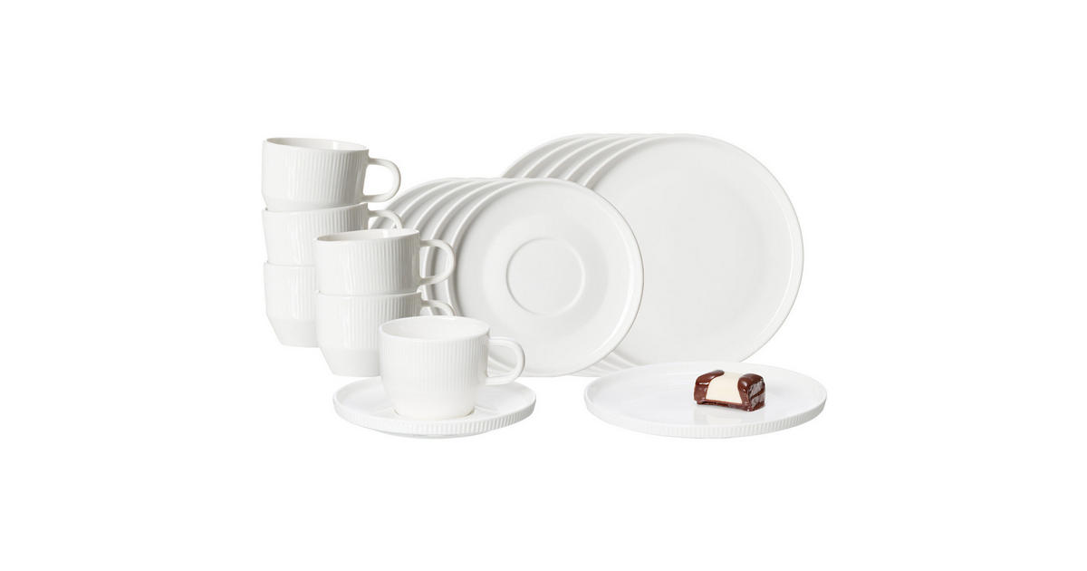 Ritzenhoff Breker KAFFEESERVICE Kelly weiß 18er Set jetzt nur online ...