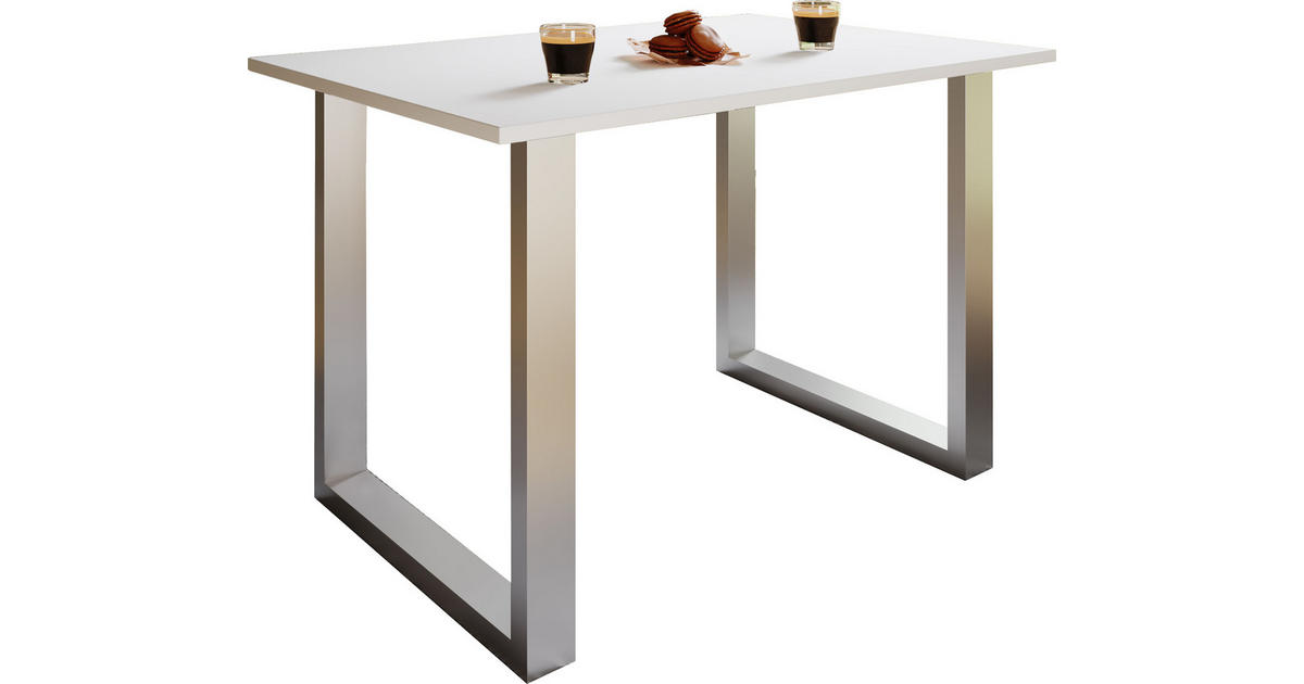 MID.YOU Masă din metal, material pe bază de lemn, 110/50/76 cm ...