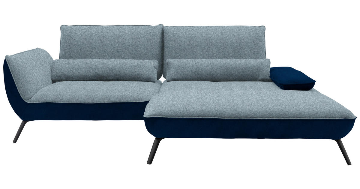 Moderano ECKSOFA in Flachgewebe Blau 273/191 cm online entdecken XXXLutz.at