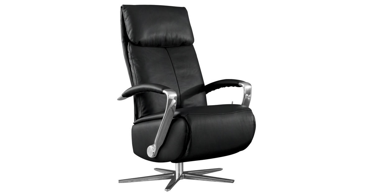 CHILLIANO Relaxsessel Leder in Schwarz kaufen
