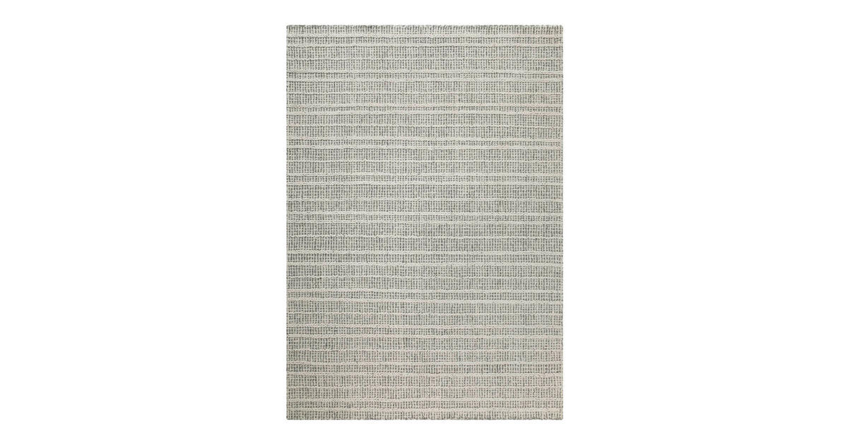 WECON HOME Webteppich gewebt 40x60 cm Creme/Grau