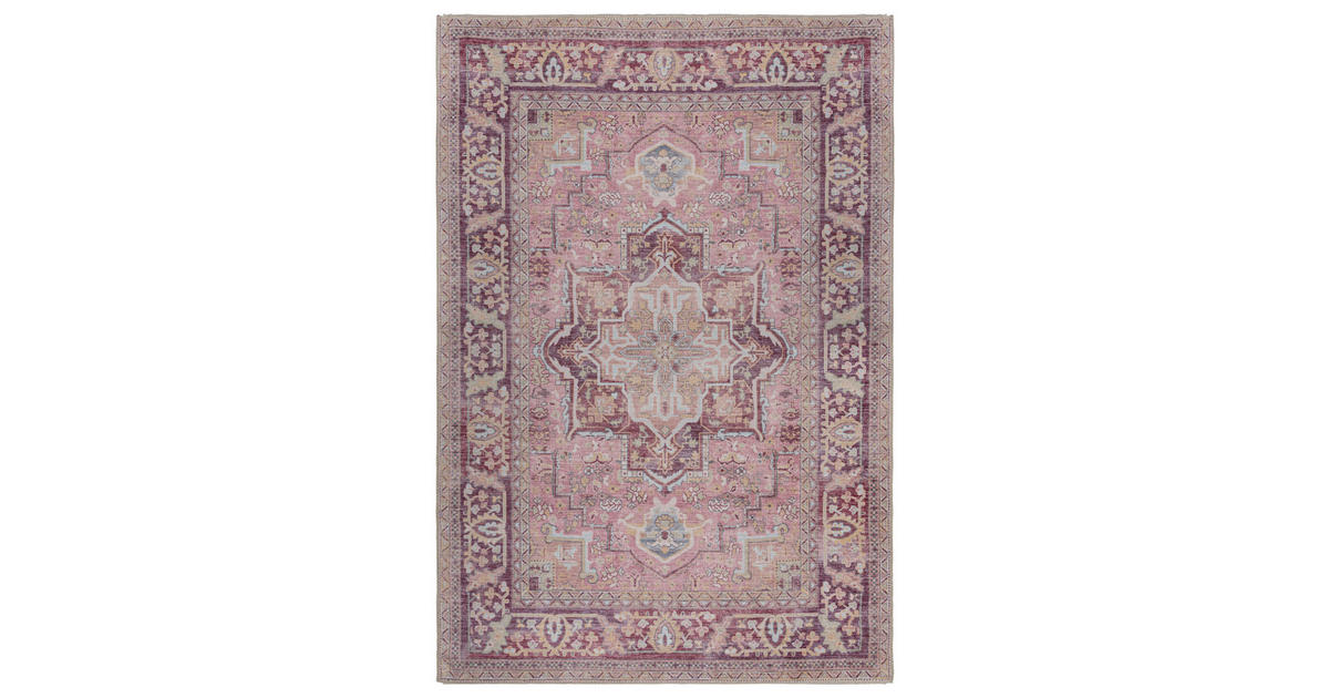 XORA Flachwebeteppich rechteckig 80x150 cm Pink